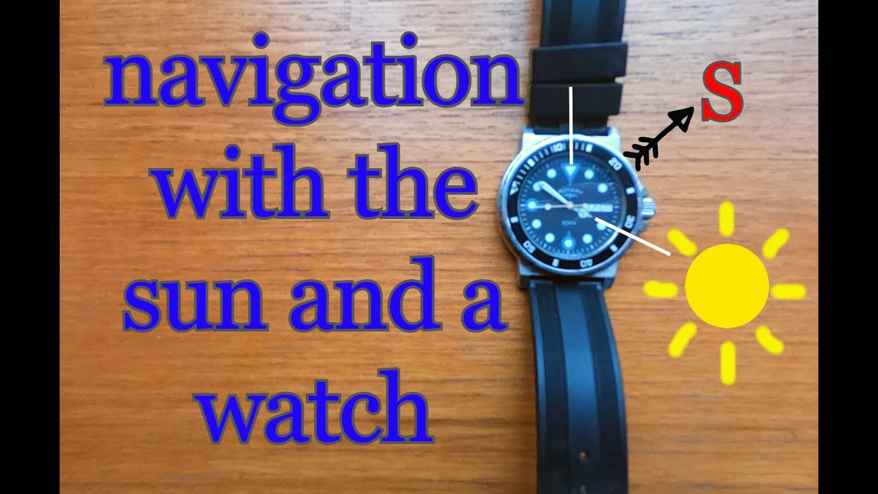 sun navigation in the northern hemisphere and southern hemisphere - YouTube