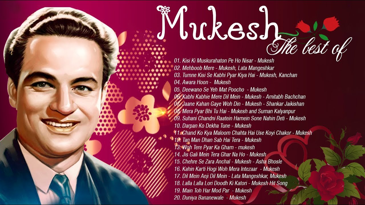 Best Of Mukesh Bollywood Hindi Jukebox Collection Songs_हिन्दी_दर्द_भरे ...