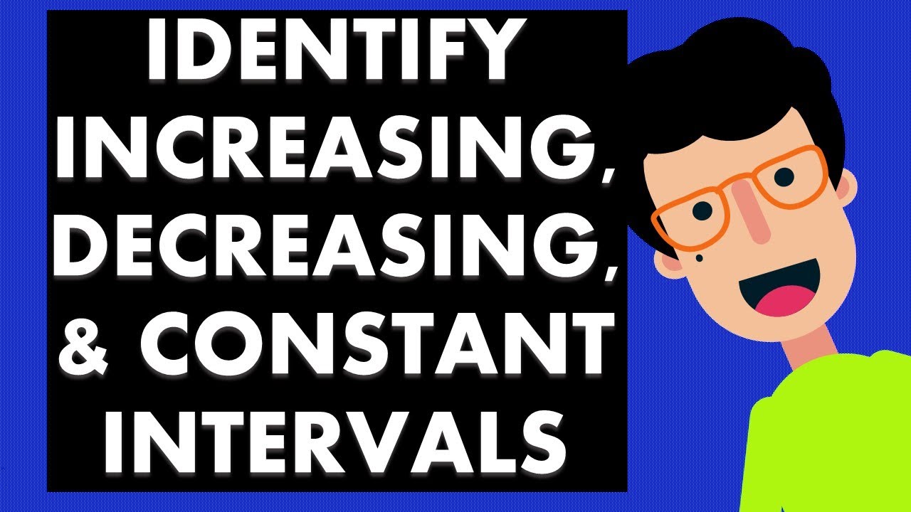 LINEAR FUNCTIONS | IDENTIFY INCREASING, DECREASING AND CONSTANT ...