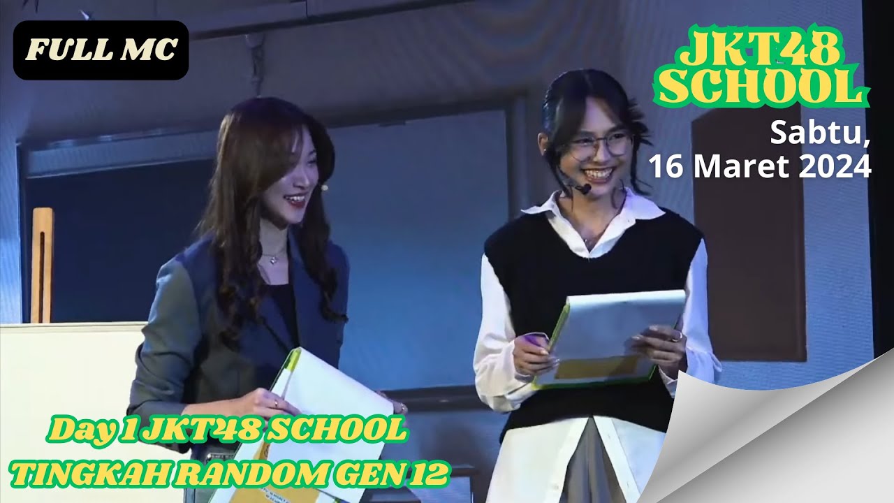 JKT48 SCHOOL - 16 MARET 2024 - YouTube