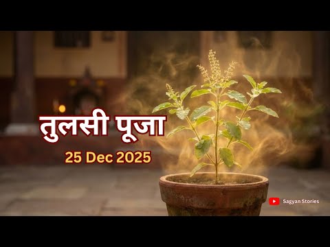 #तुलसी पूजा | 25 दिसंबर 2025 | महत्व और सही विधि | #Sagyan Stories