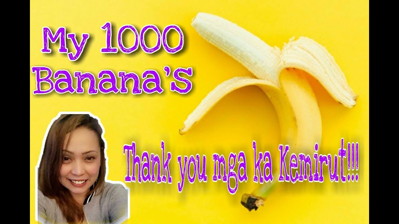 My 1000 Bananas - YouTube