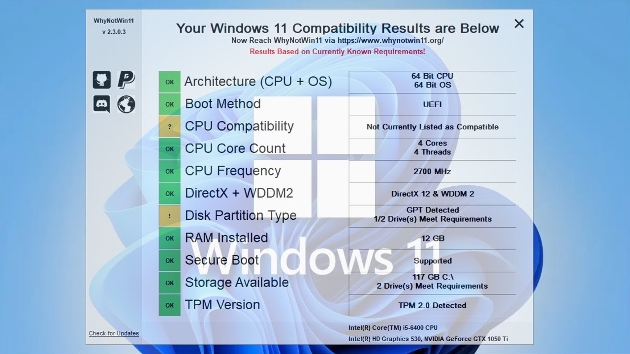 Check To See If Your Computer Is Compatible With Windows 11 Using Whynotwin11 Onlinecomputertips