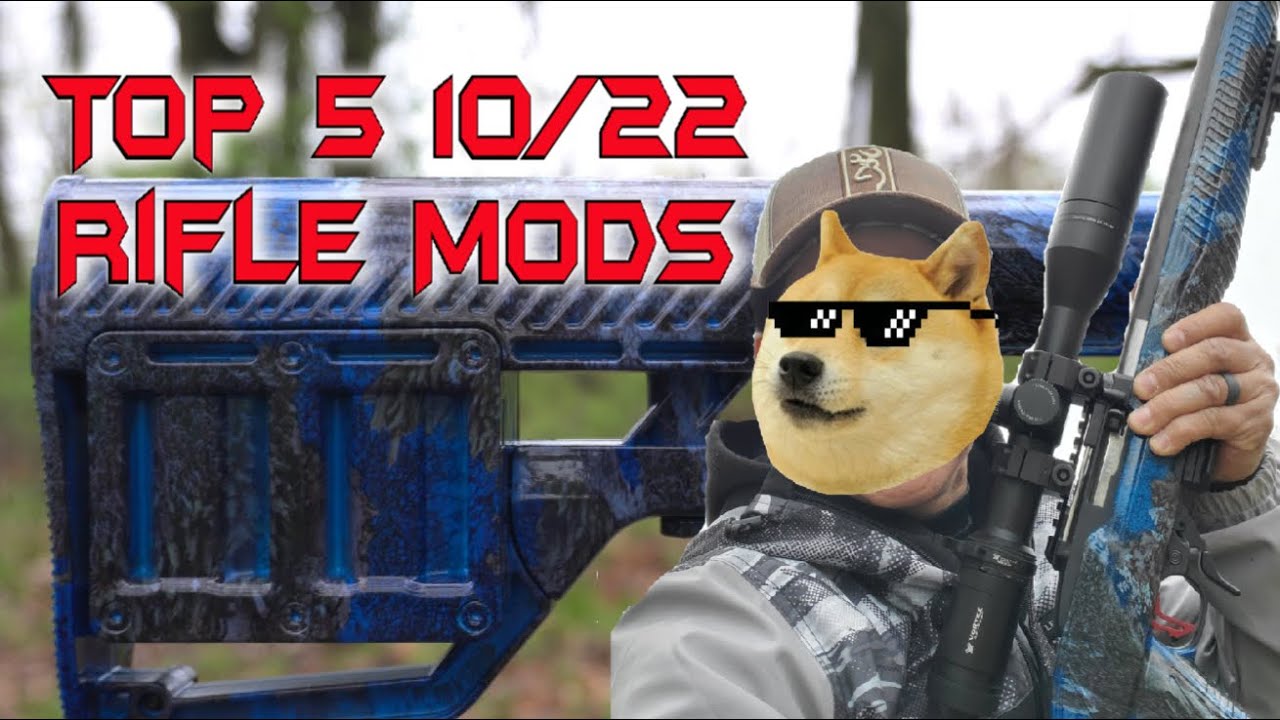 A Beginner's Guide Top 5 10/22 Rifle Mods - YouTube