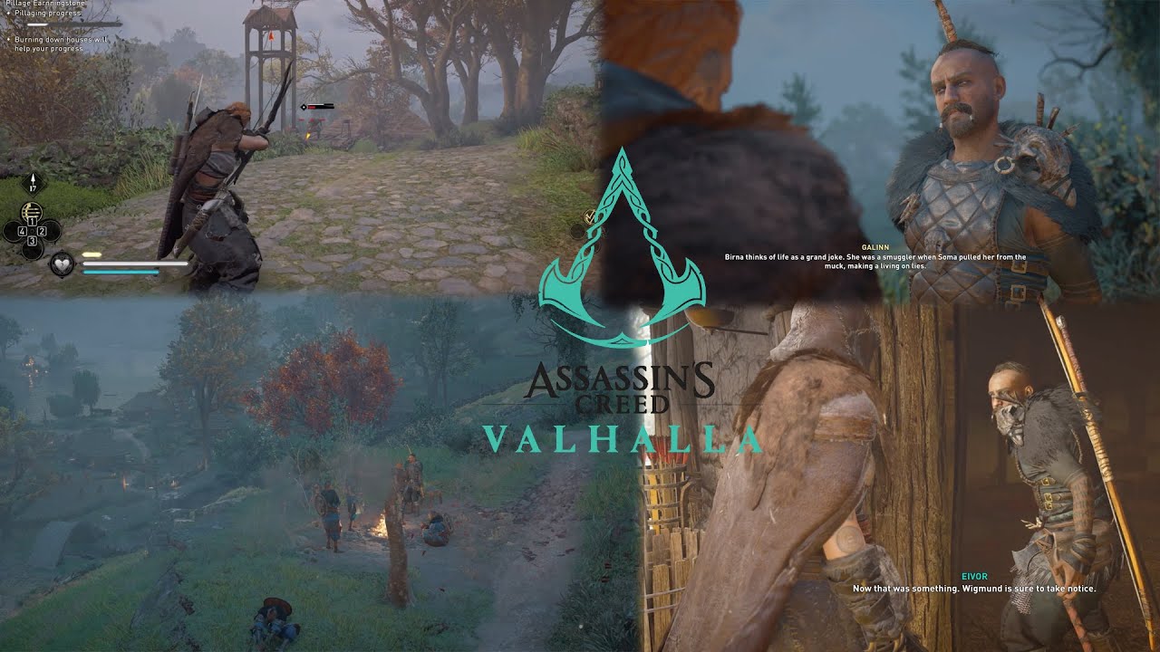 Assassin's Creed Valhalla /Razing Earnningstone / Speak With Galinn ...
