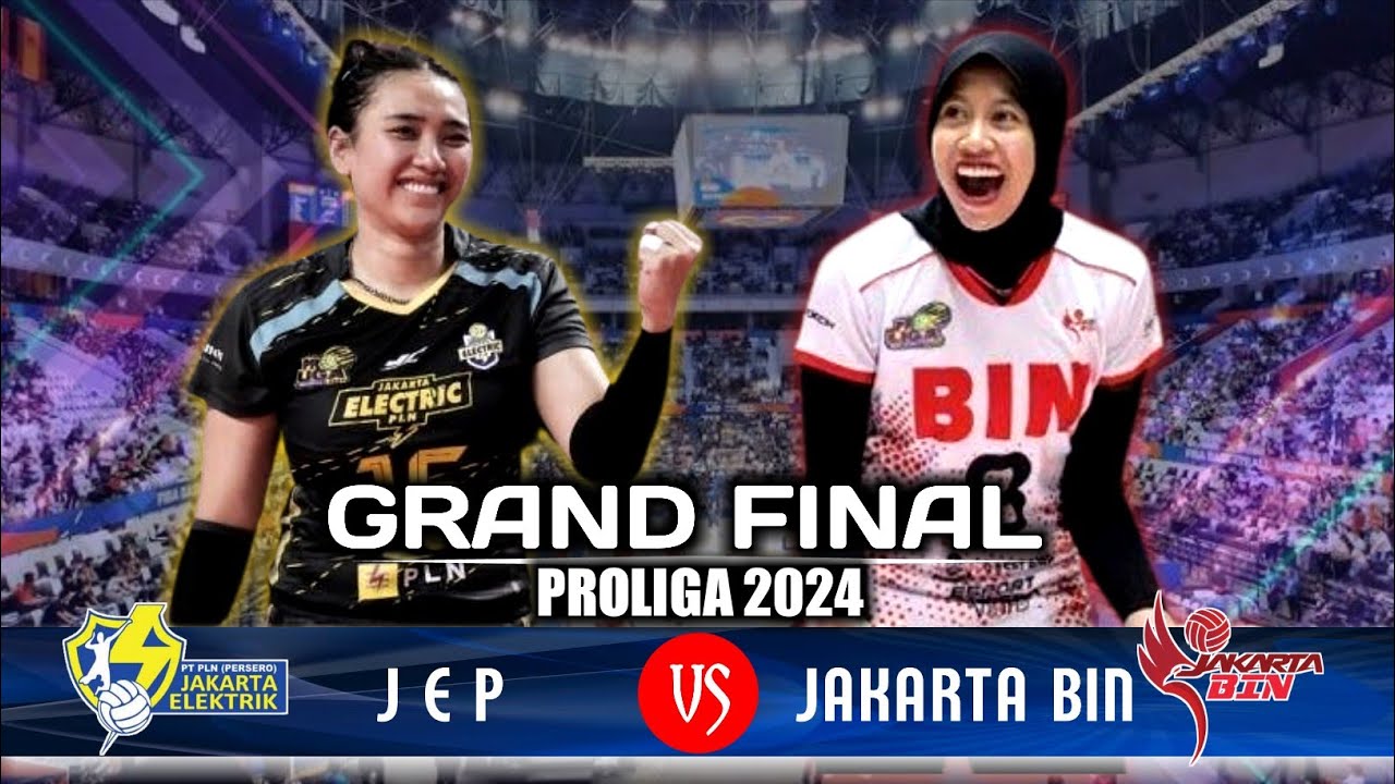 🔴LIVE... JAKARTA BIN VS JAKARTA ELEKTRIK PLN‼️DUEL PENENTUAN TAHTA ...