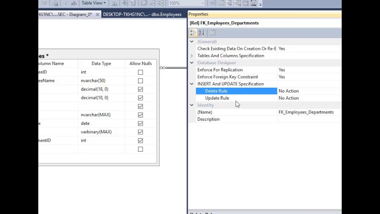 13 Cascading Referential Integrity in SQL Server - YouTube