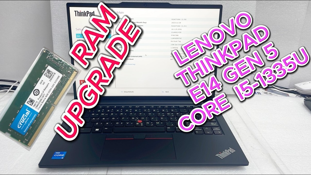 Lenovo ThinkPad E14 i5 1335U RAM Upgrade | 21JK001YGR | Lenovo ThinkPad ...