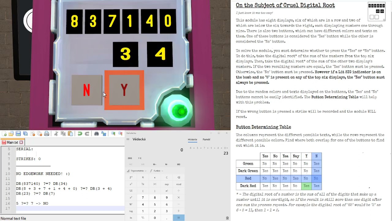 Ktane Cruel Digital Root Tutorial Cz Youtube
