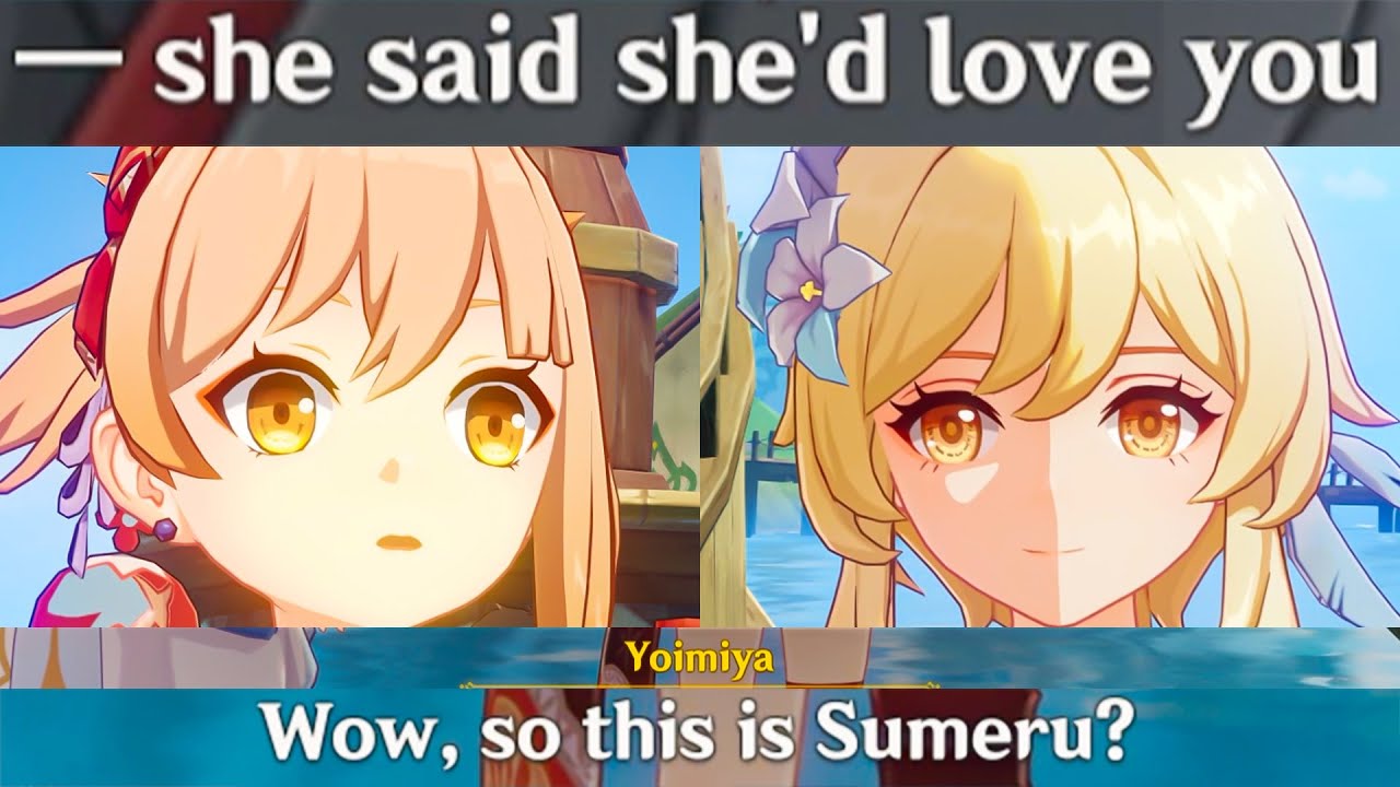 YOIMIYA in Sumeru Cutscene Genshin Impact - YouTube