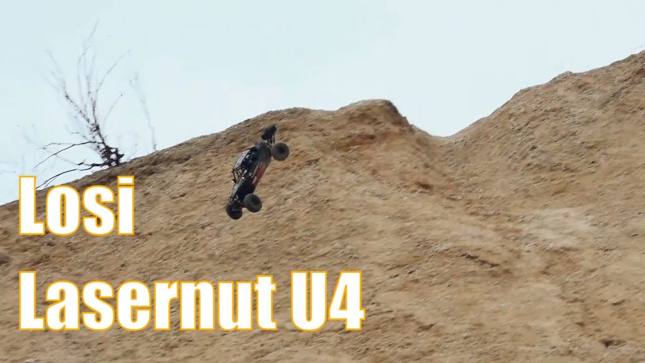 Жесткий тест Losi Lasernut U4 Rock Racer Offroad Rc Buggy Car Test ...