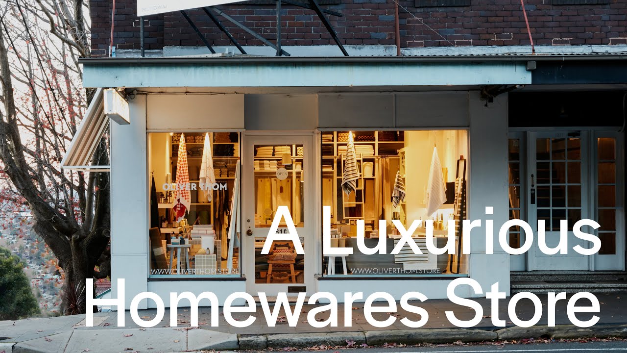 Inside A Luxurious and Curated Homewares Store - YouTube