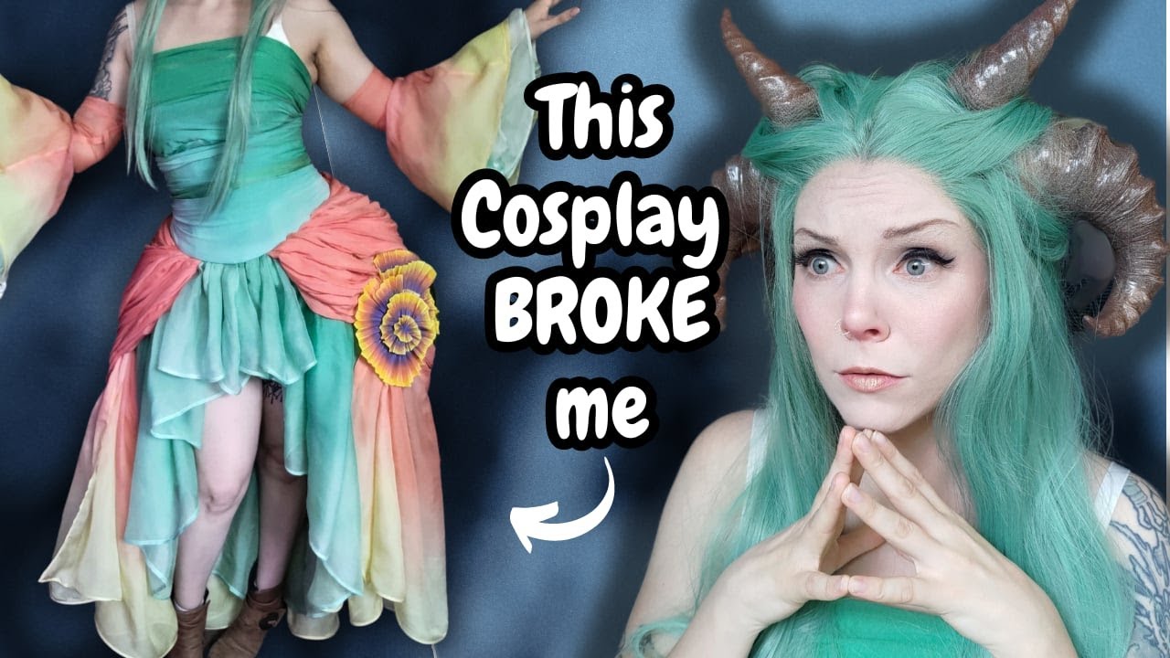 This cosplay finally BROKE me (Fearne Callway skirts!) - YouTube