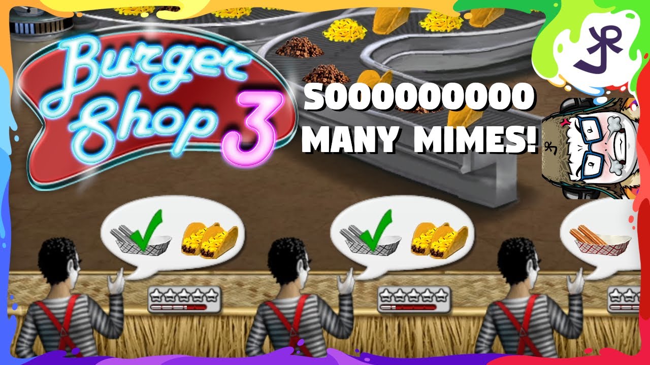 Will Serjay flip out again while flipping burgers? [Burger Shop 3 ...