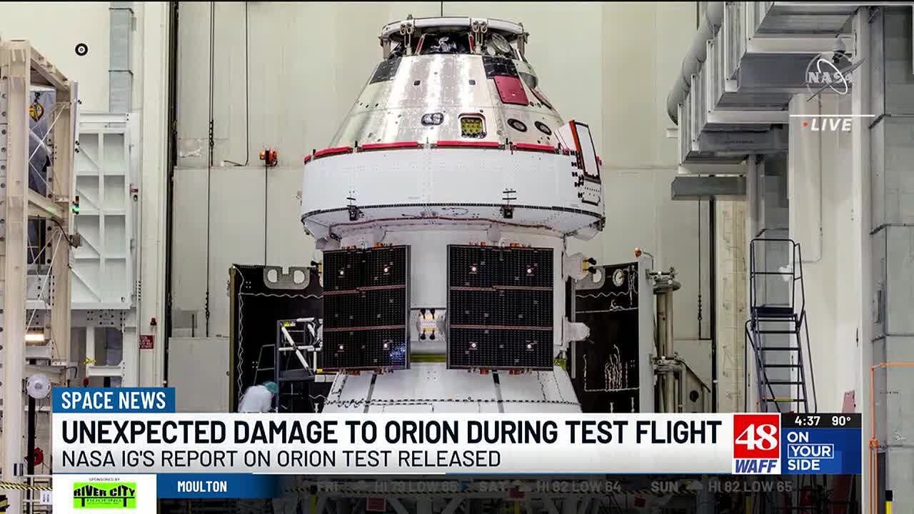 NASA Report: Orion capsule badly damaged in last launch - YouTube