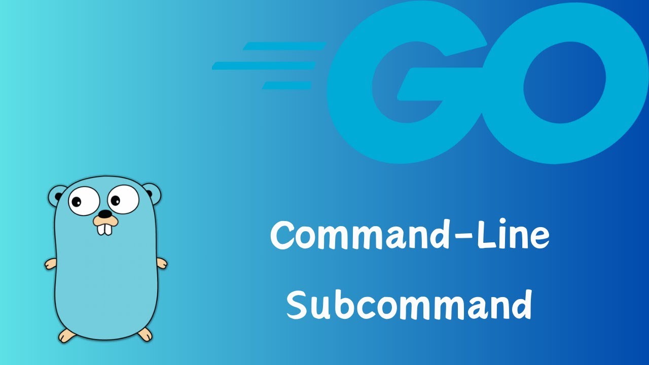 Go Command Line Subcommands Tutorial 75 Youtube 4841