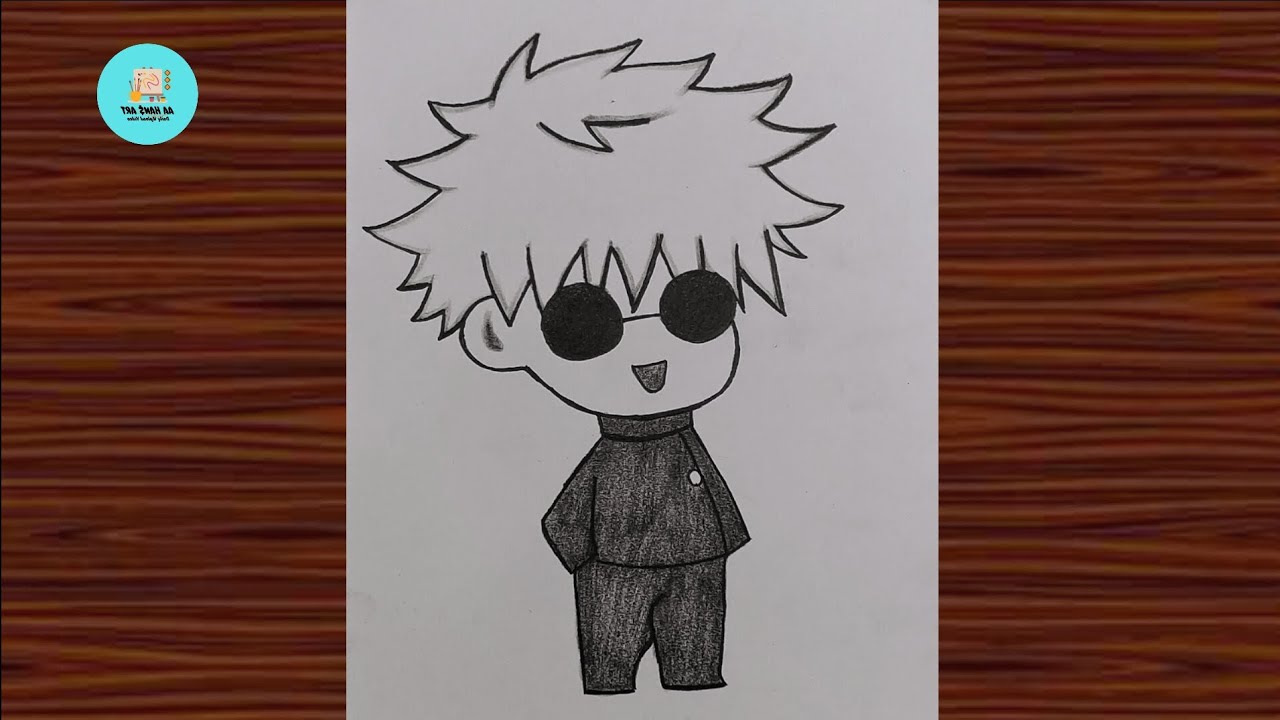 How To Draw Kid Gojo Satoru ||Anime Easy Steps By Step||Easy Drawing ...