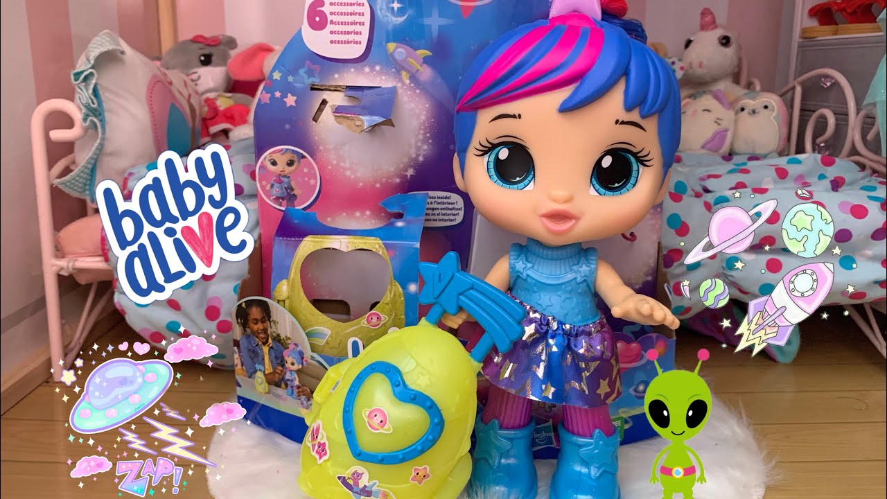 NEW Baby Alive Star Besties Doll packing for vacation to outer space ⭐️ ...