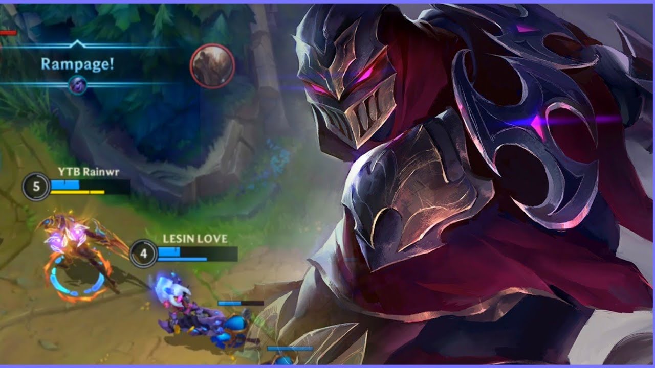 ZED JUNGLE RAMPAGE IN 2 MINUTE | ZED JUNGLE SEASON 9 - YouTube