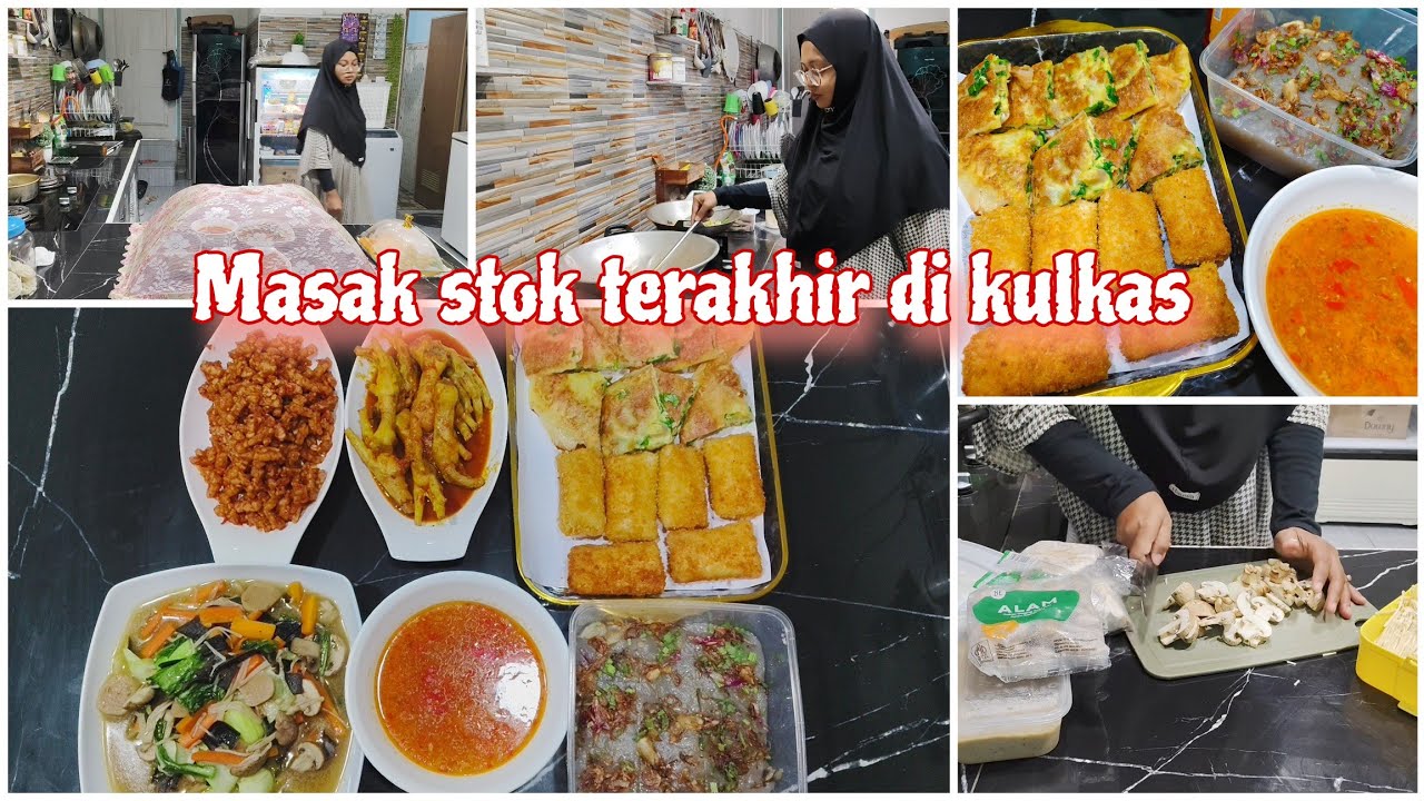 MASAK MACEM2 JAMUR SEMUA BAHAN STOK TERAKHIR DI KULKAS UNTUK MENU BUKA ...