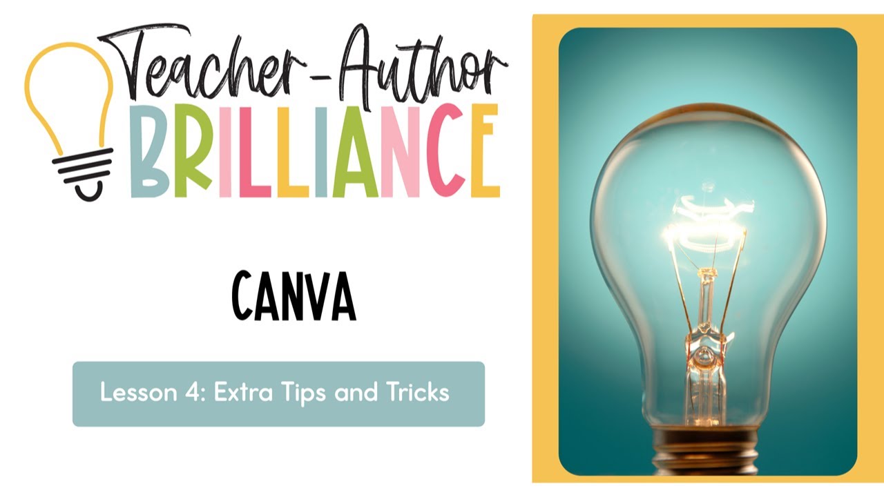 Extra Tips and Tips for Teacher-Authors and TPT Sellers Using Canva ...