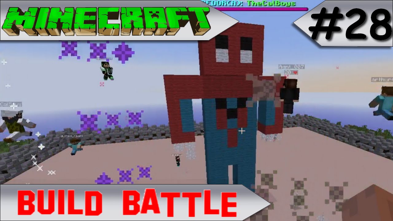 MINECRAFT MINI-GAMES - BUILD BATTLE - #28 - YouTube