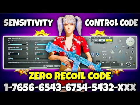🔥Bgmi sensitivity settings 2025 🥵 | Bgmi best sensitivity settings 😱| Zero recoil sensitivity bgmi.