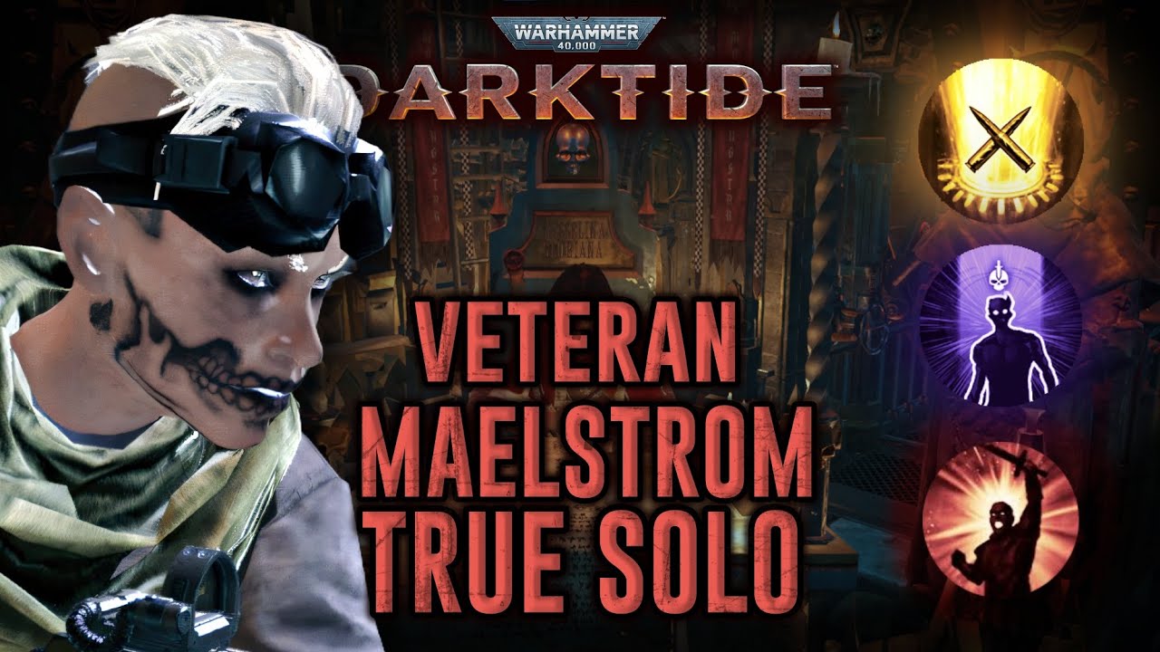 TRUE SOLO - Ranged Only Maelstrom - 3 Bosses | Veteran | Darktide - YouTube