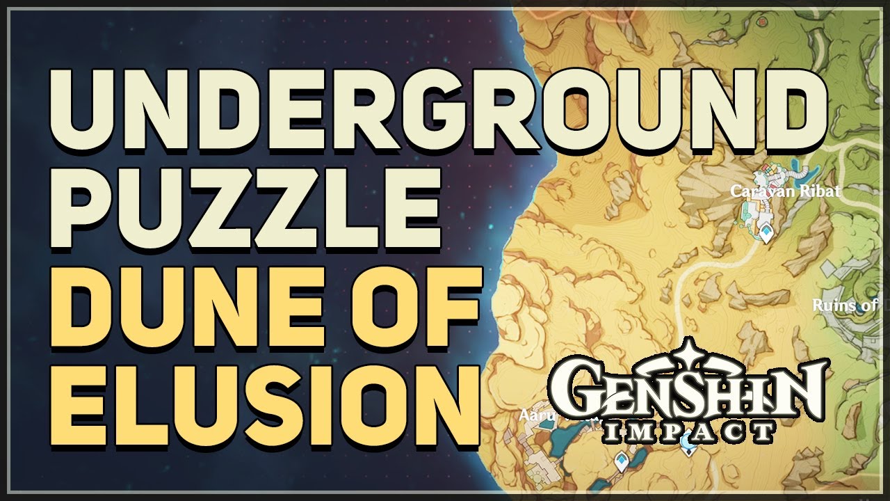 Dune of Elusion Underground Puzzle Genshin Impact - YouTube