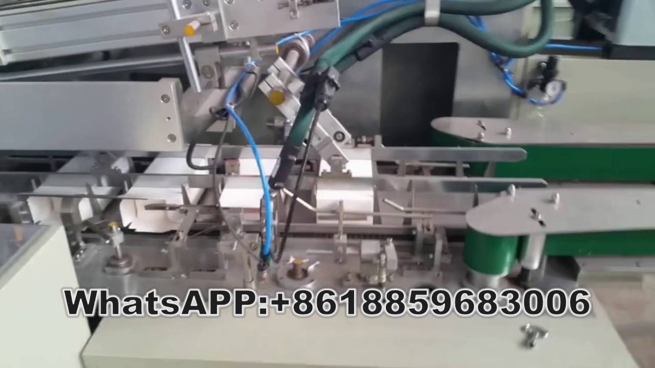 Full automatic nylon bag plastic film packer & carton box packer facial ...