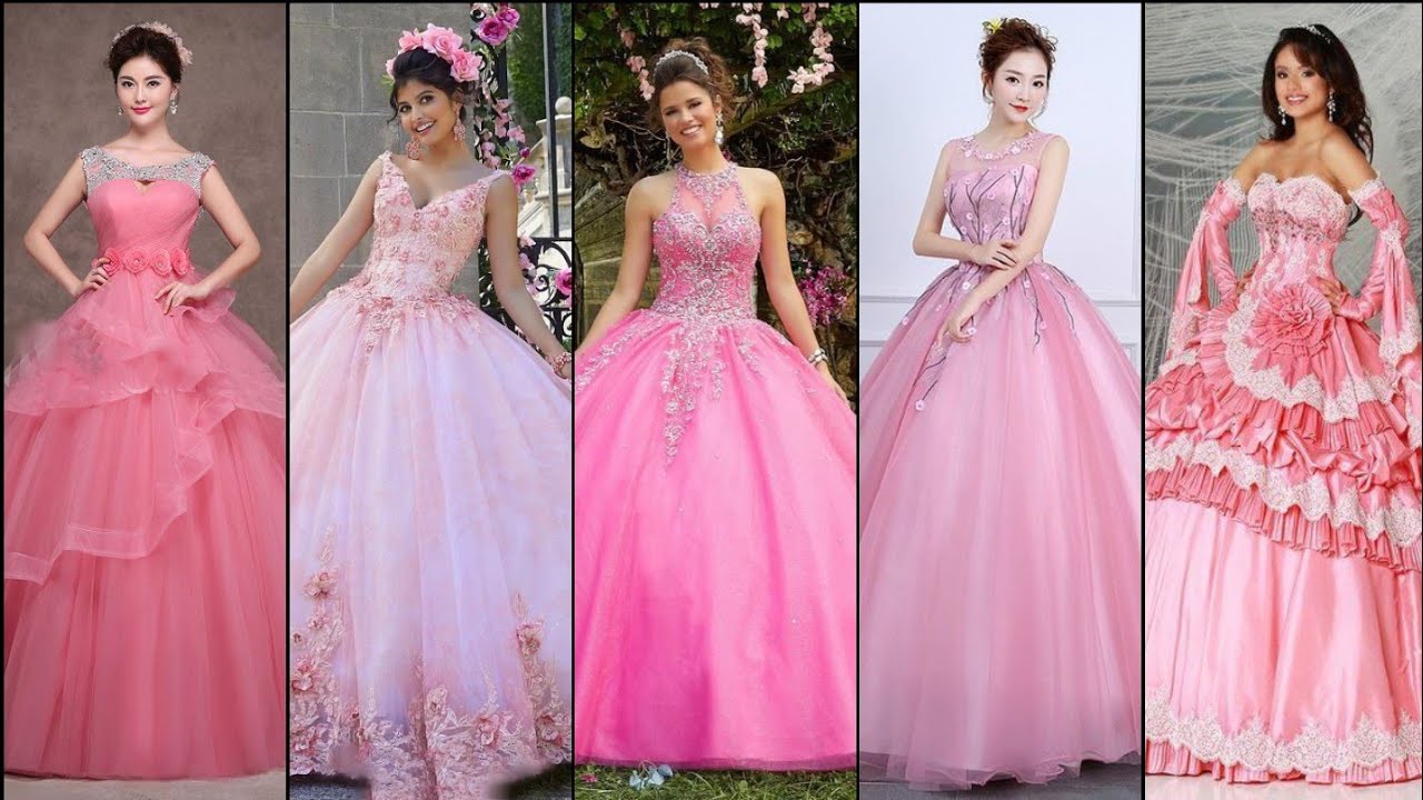 Pink Gown Design Ideas | Beautiful Pink Dress Design Ideas By Fashion ...