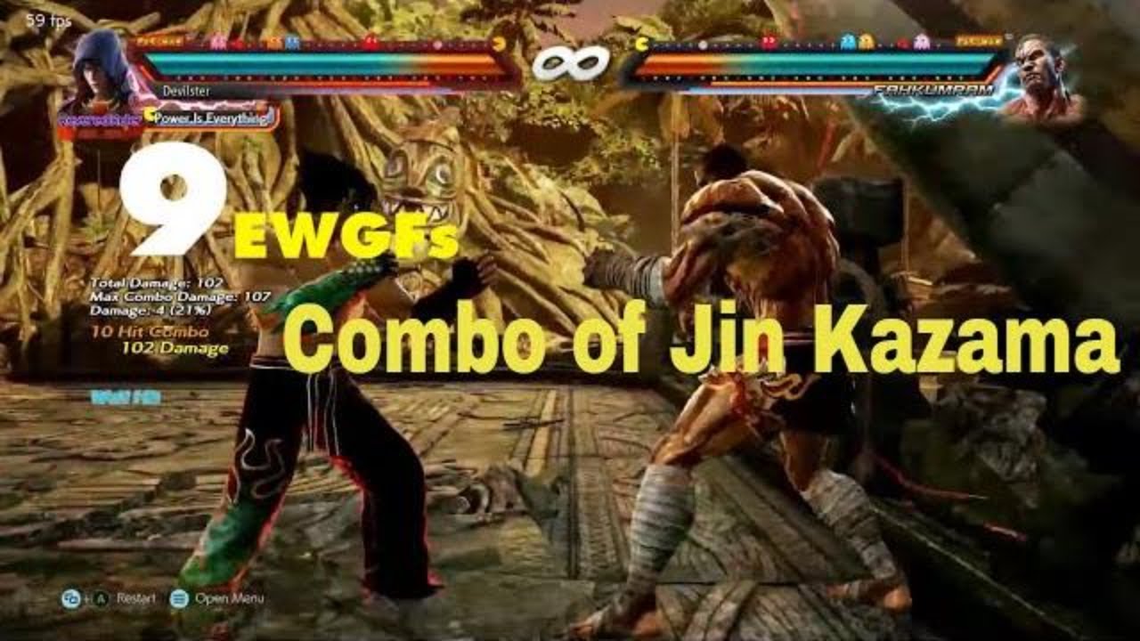 Jin Kazama Hardest Possible Combos YouTube Jin Kazama Hardest Possible Combos YouTube