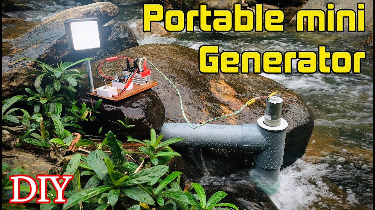 DIY - Super powerful mini hydroelectricity with water pipes, free ...