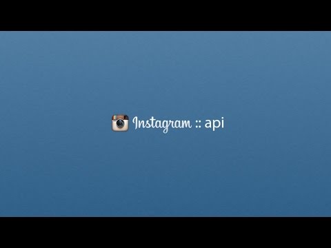 Tutoriel PHP : API Instagram - YouTube