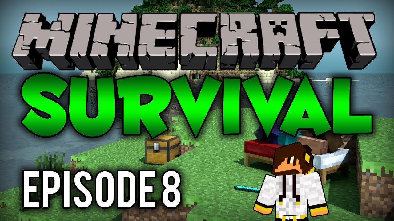 Minecraft Let's Play Episode 8 - Birth Of Survival Island - YouTube