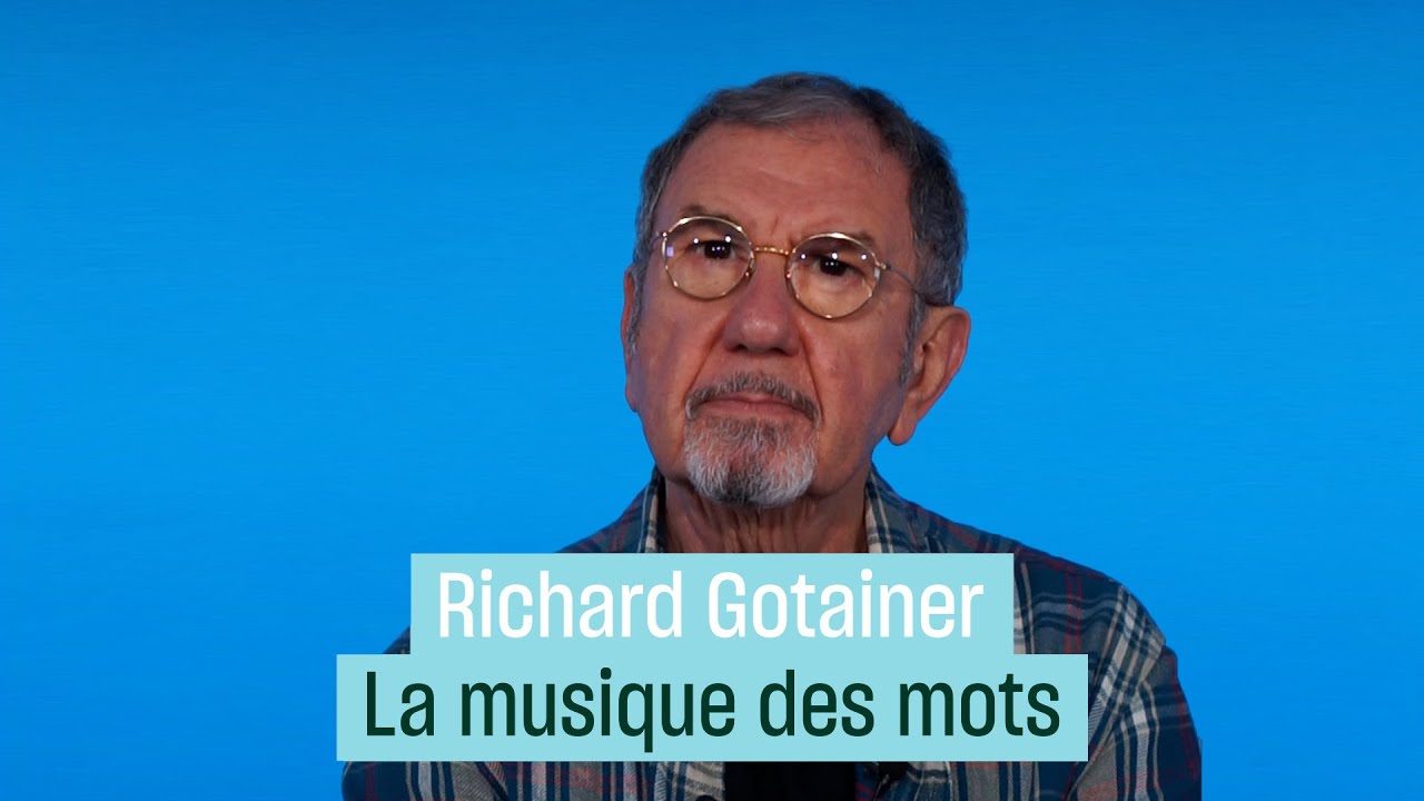Richard Gotainer : la musique des mots - YouTube