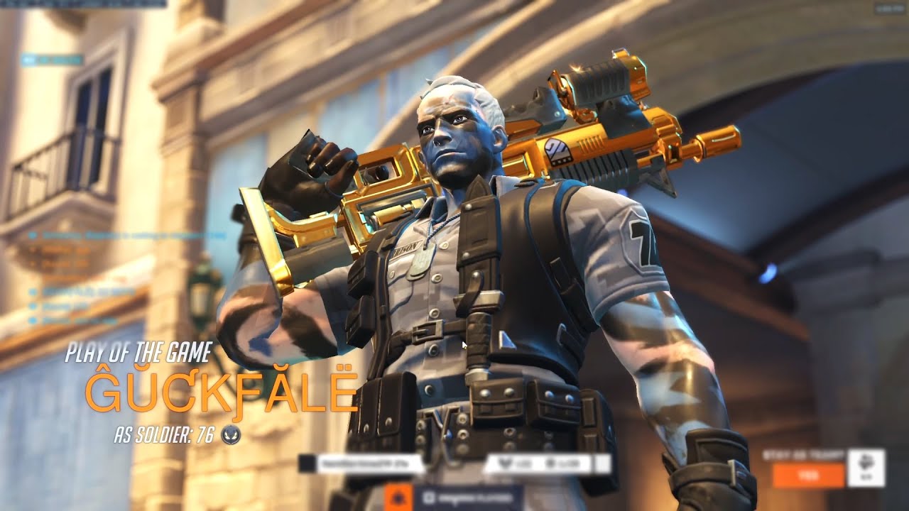 GALE RANK 12 DPS SOLDIER 76 is DOMINATING RANKED! POTG! [ OVERWATCH 2 ...