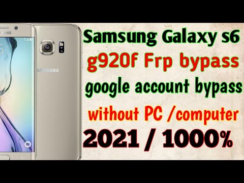 Samsung Galaxy s6/g920f Frp google account bypass without PC latest ...