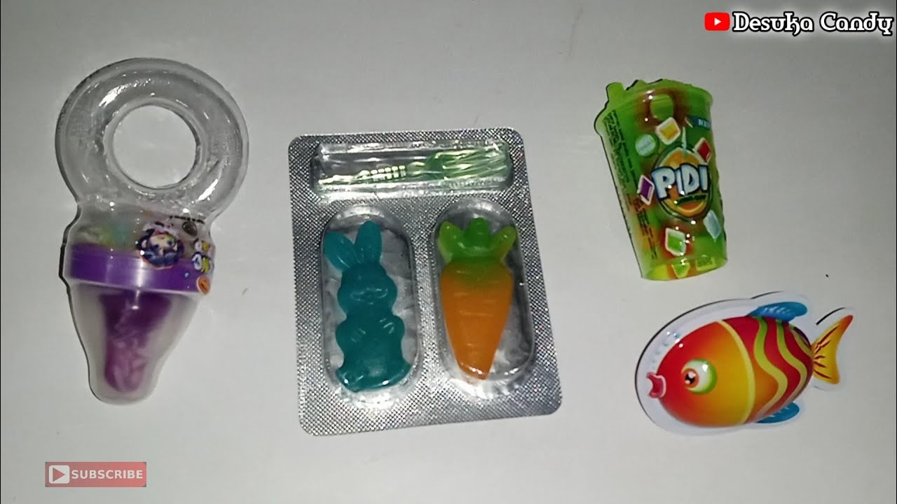 Lot's of Candies Mpeng Lollipop Rabbit Carrot Candy Pidi Candy Fish ...