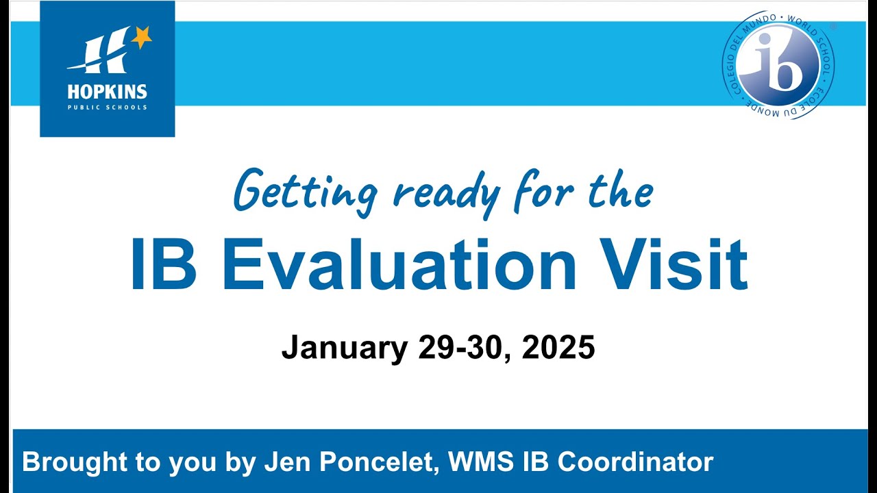 Crew Video IB Evaluation Visit 2025 - YouTube