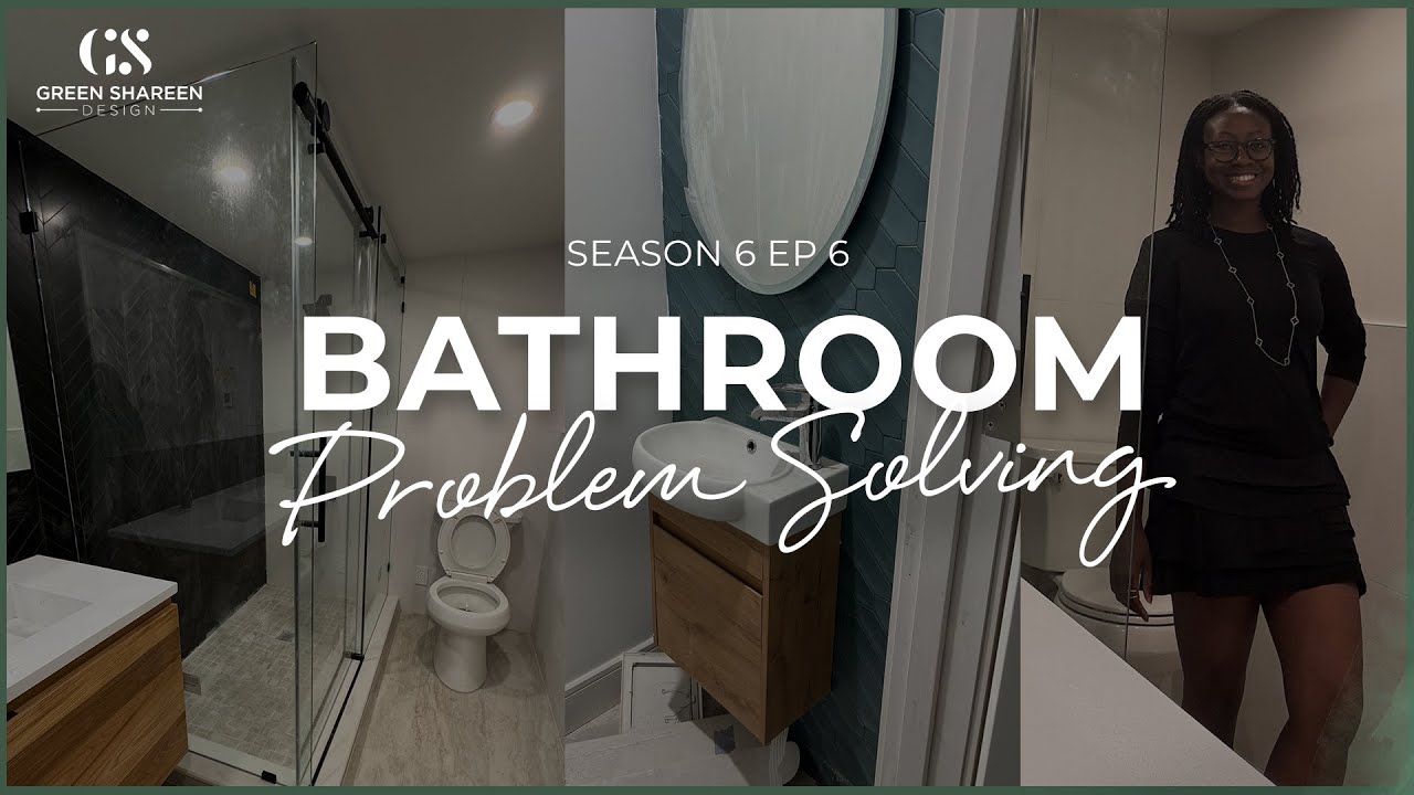 Residential Project Interior Design :: Bathroom Problem Solving.: a Green Shareen Design - YouTube