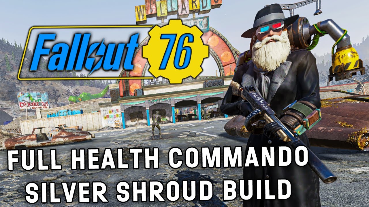 This Full Health Commando Build Brings The Silver Shroud To Fallout 76 ...
