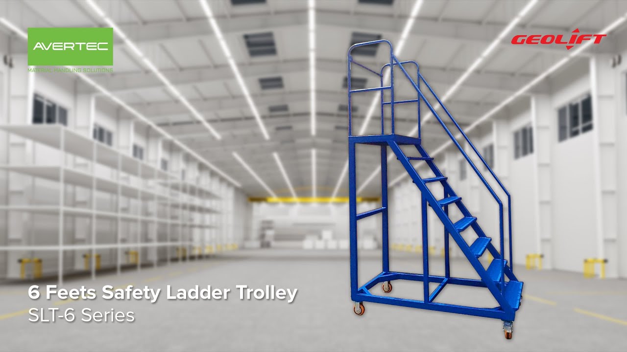 Safety Ladder Trolley SLT-6 - YouTube