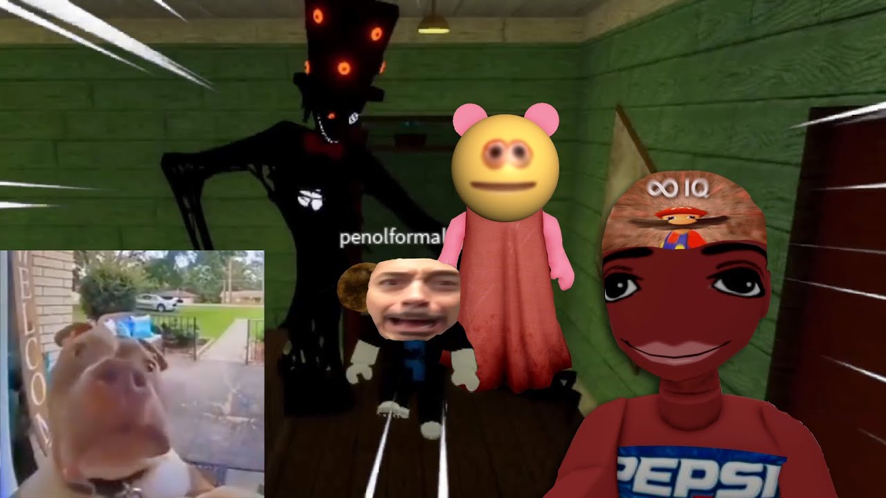 Noob Piggy Can't Catch Me (Roblox Piggy Funny Moments/Montage) - YouTube