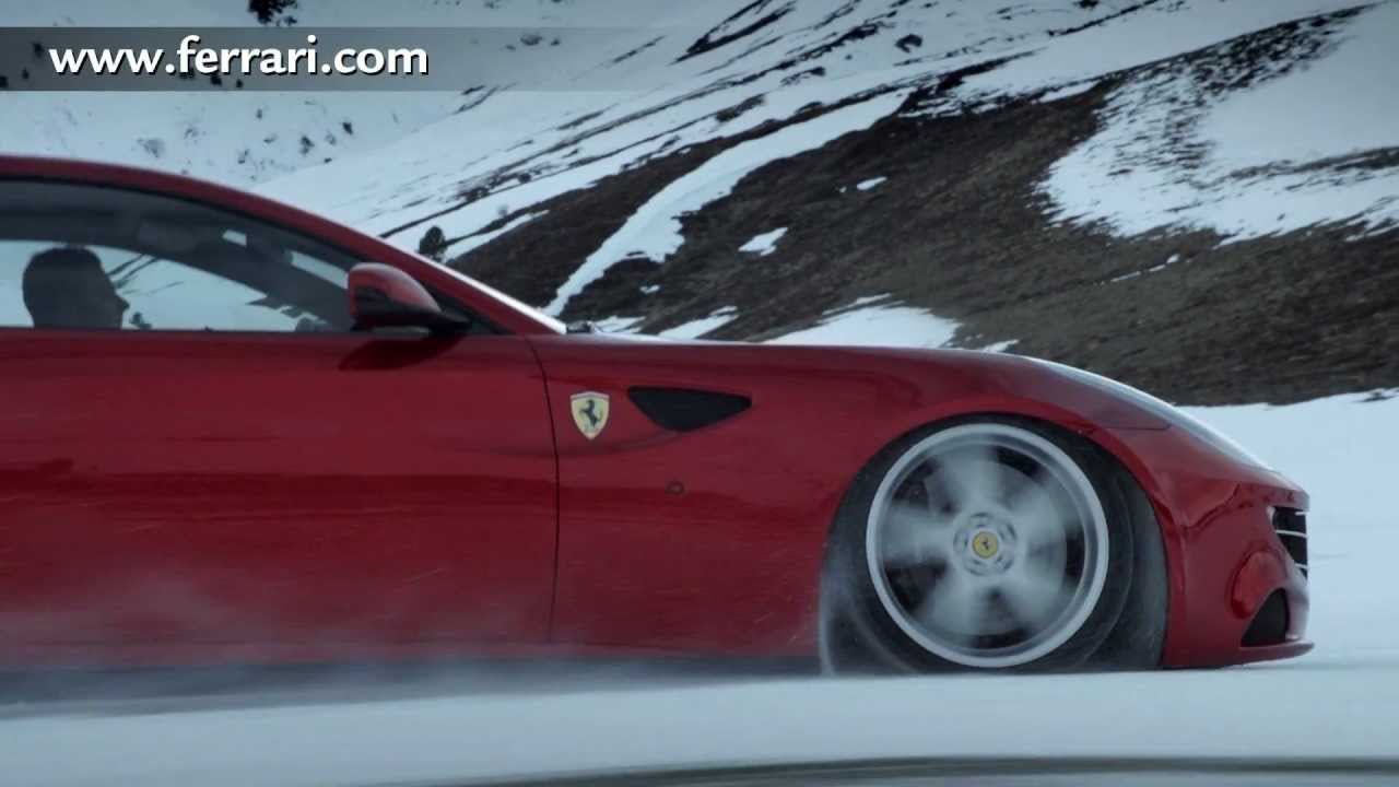 Ferrari FF Roadtest in the Snow, Sand and Gravel - YouTube