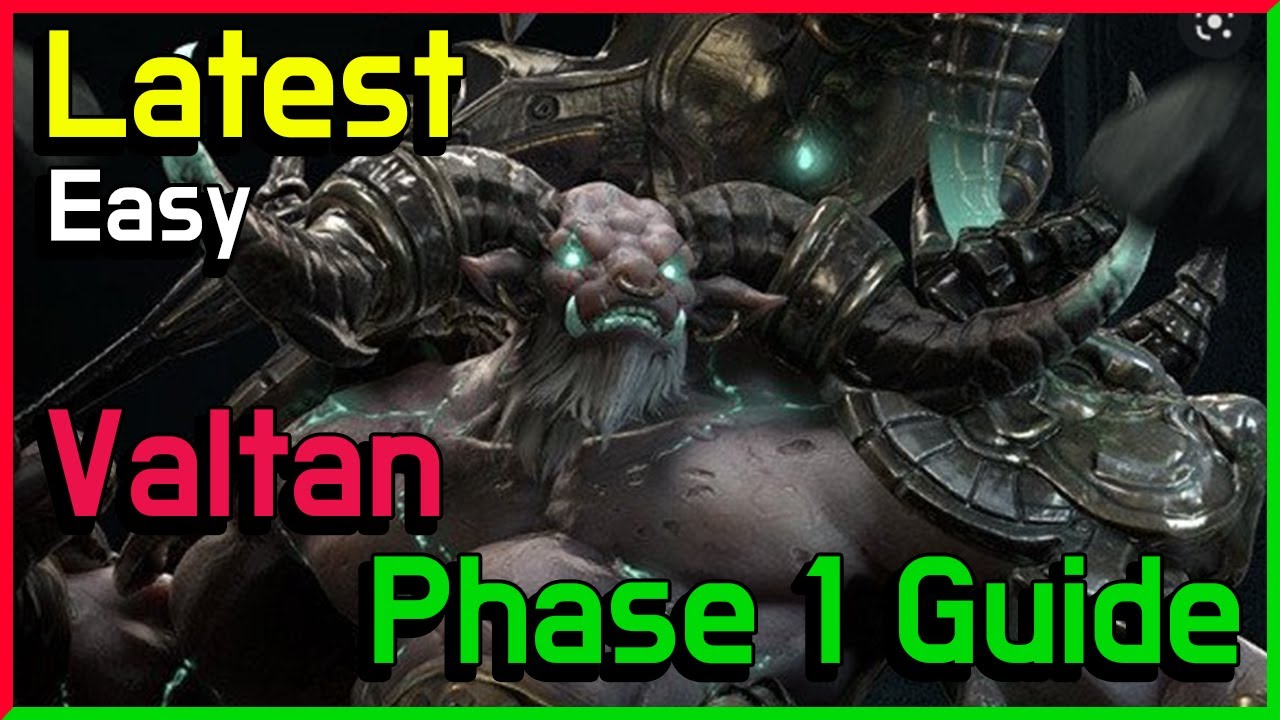 Latest Valtan phase 1 Guide - YouTube