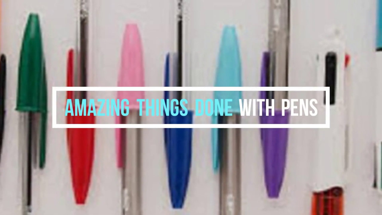 Amazing things Done with Pens - YouTube