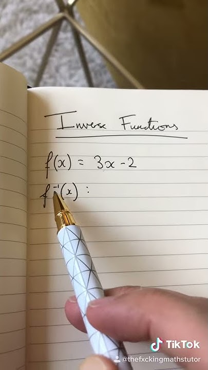 Inverse functions - YouTube