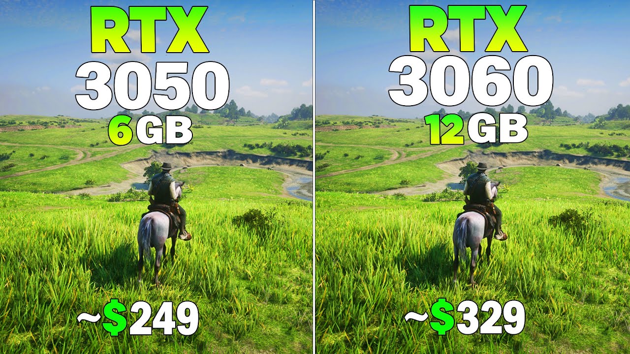 RTX 3050 vs RTX 3060 - Test in 8 Games - YouTube