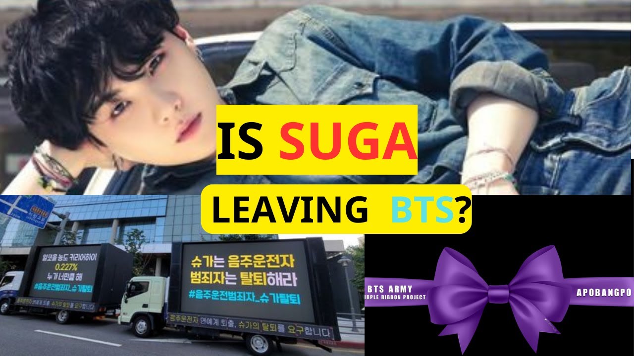 Right now,Suga is threatening to leave BTS and the Purple project!#bts# ...